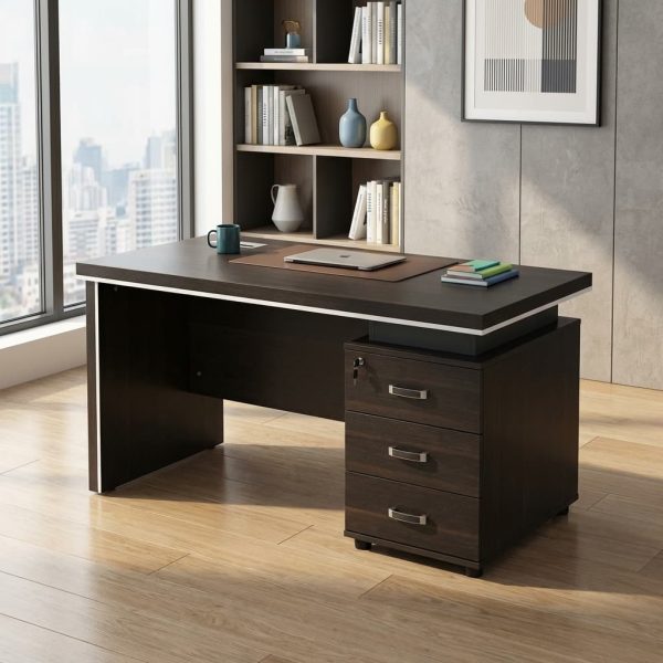 1200MM Executive Office Desk with Fixed Drawers - Pogo Furniture