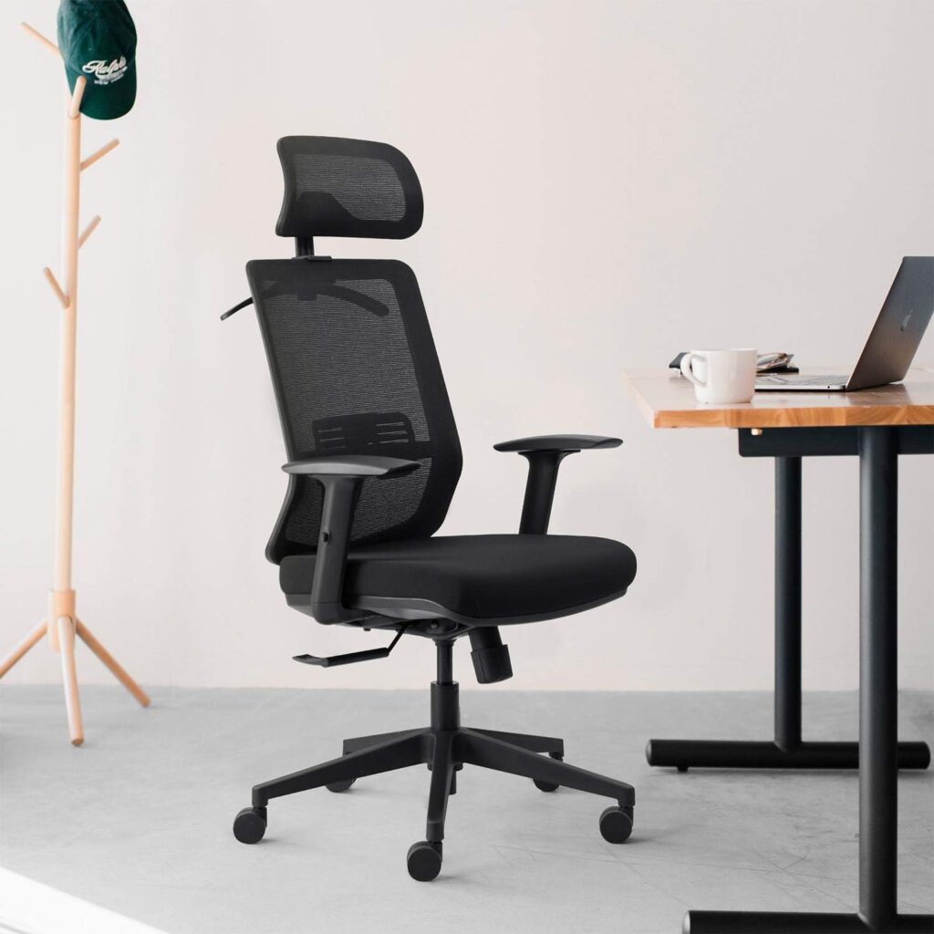 High-back mesh office chair. – Pogo Furniture