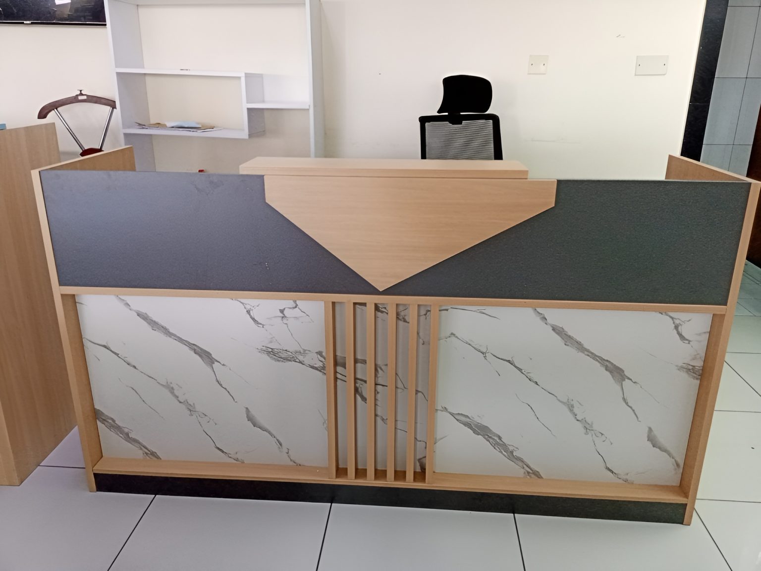 2000mm Office Reception Desk - Pogo Furniture