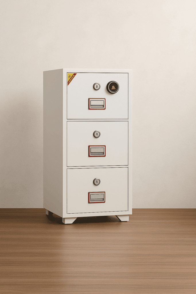 3 Drawer Fireproof Filling Cabinet - Pogo Furniture