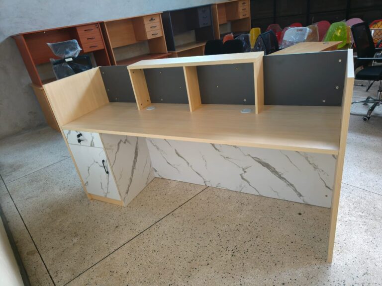 2000mm Office Reception Desk - Pogo Furniture